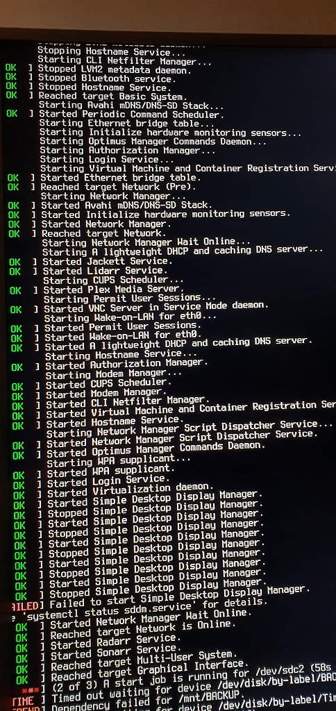SDDM fails after blacklisting descrete graphics - Kernel, boot ...