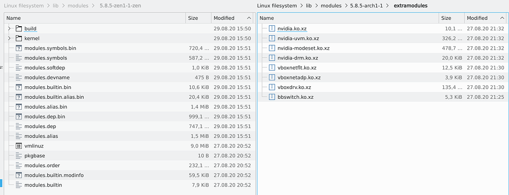 Extramodules for Zen Kernel - Kernel, boot, graphics & hardware ...