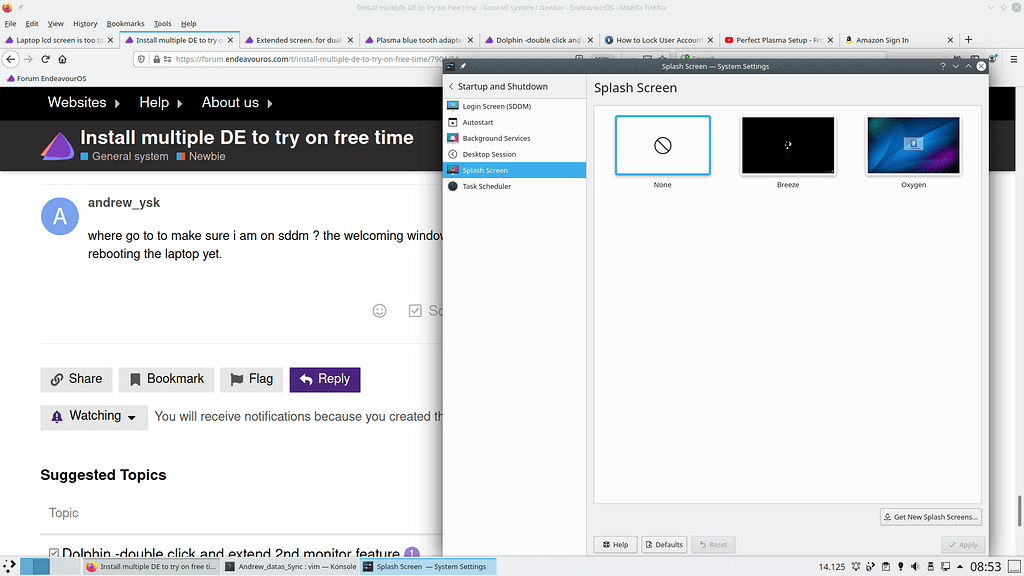 Splash screen ? what is this ? is it the screen when the laptop bootin ...