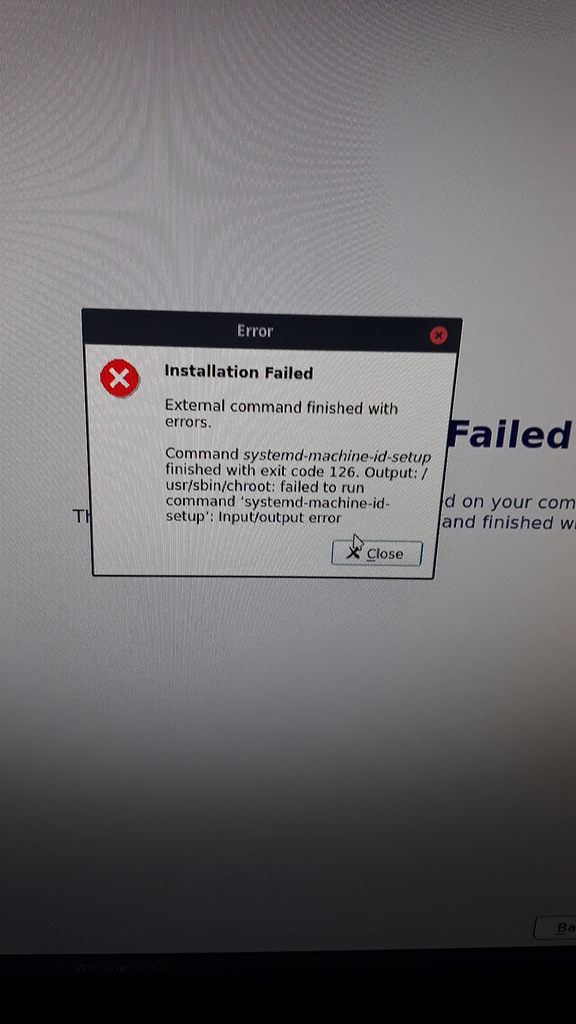 Endeavour Os Installation Error Endeavouros Installation Endeavouros