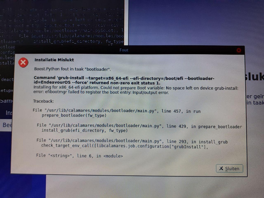 (SOLVED) Failed installation on a laptop - EndeavourOS installation ... (SOLVED) Failed installation on a laptop - EndeavourOS installation ...