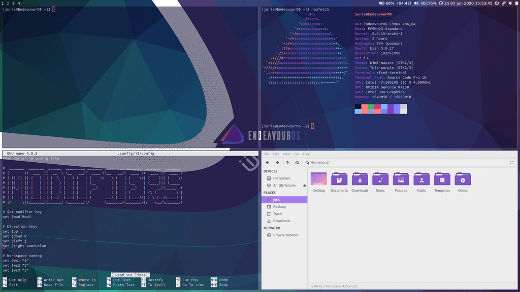 Share your dotfiles! - All WMs - EndeavourOS