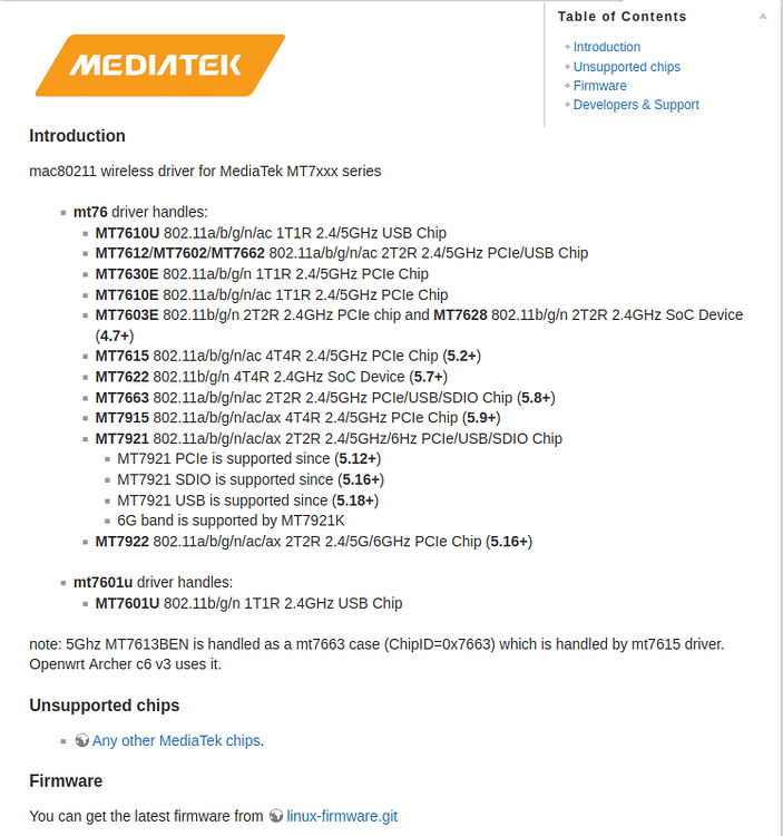 MediaTek MT7922 Bluetooth not recognized - Kernel & Hardware - EndeavourOS