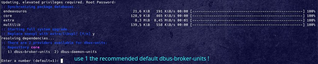 Dbus-broker is going to be the default D-Bus daemon - Important notifications - EndeavourOS