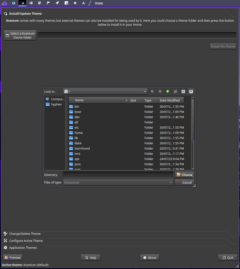 How can i change this file picker not showing my hard disk as well ... How can i change this file picker not showing my hard disk as well ...