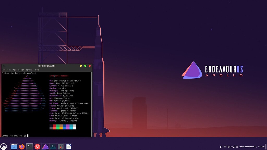 How do I move panel to left? - Cinnamon - EndeavourOS