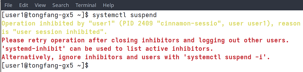 Suspend blocked - Cinnamon - EndeavourOS