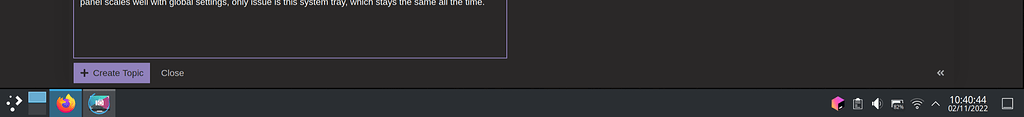 Kde wayland system tray won't scale - Applications - EndeavourOS