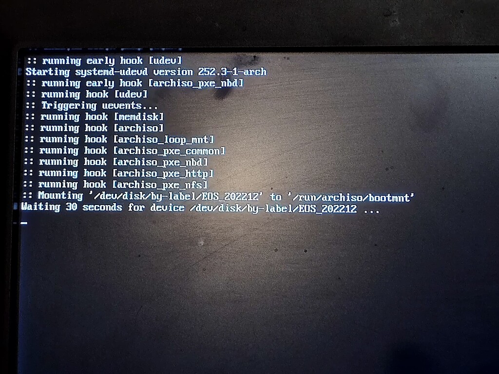 Wont load installer - EndeavourOS installation - EndeavourOS