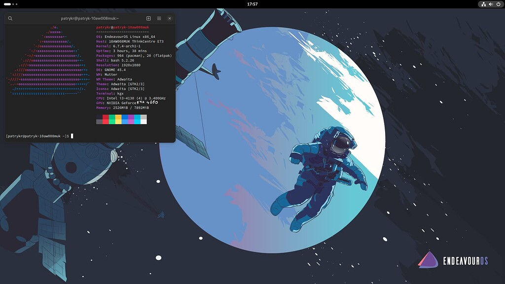 I use endeavour os btw - EndeavourOS pub - EndeavourOS