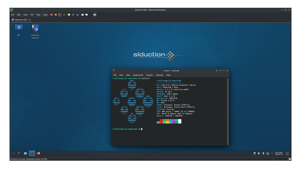 Siduction Kde - Other distro news - EndeavourOS