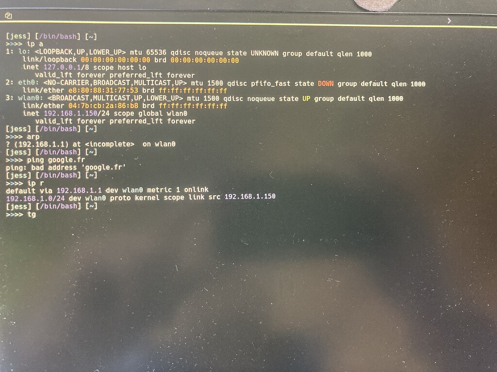 Setting up network manually, questions and problems - Kernel, boot, graphics & hardware ...