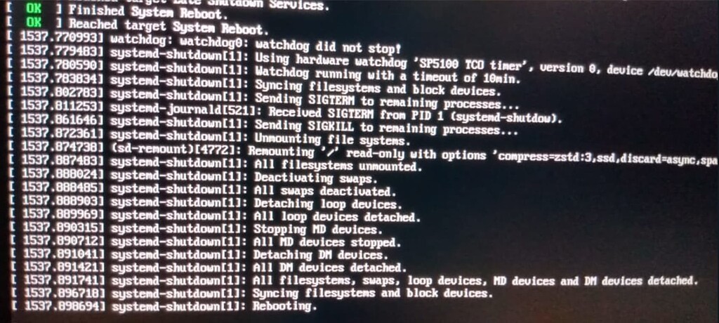 Restart, shutdown random freezes - Newbie - EndeavourOS