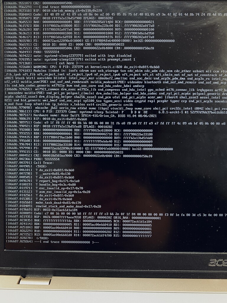 My laptop is completely bricked; it cannot shutdown, or use keyboard ...