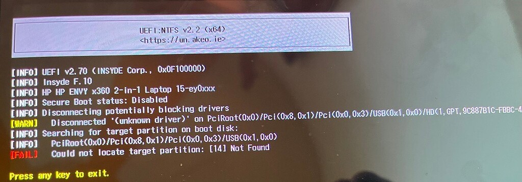 Win bootable USB doesn't work - Kernel, boot, graphics & hardware - EndeavourOS