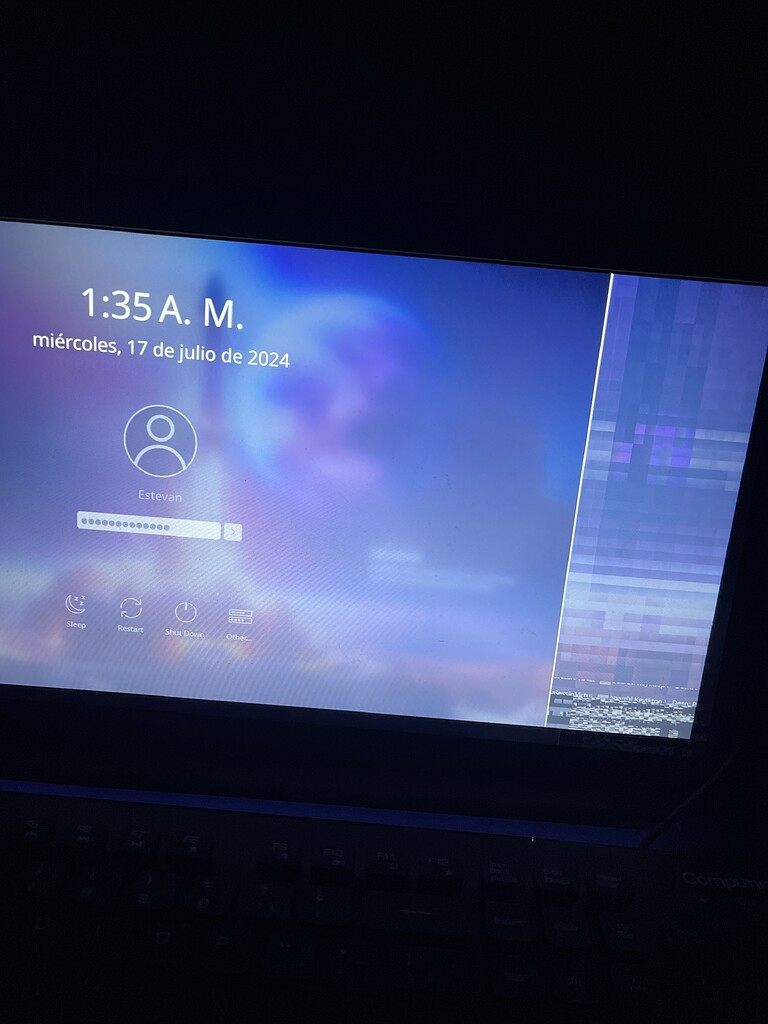 Flashing screen - EndeavourOS installation - EndeavourOS