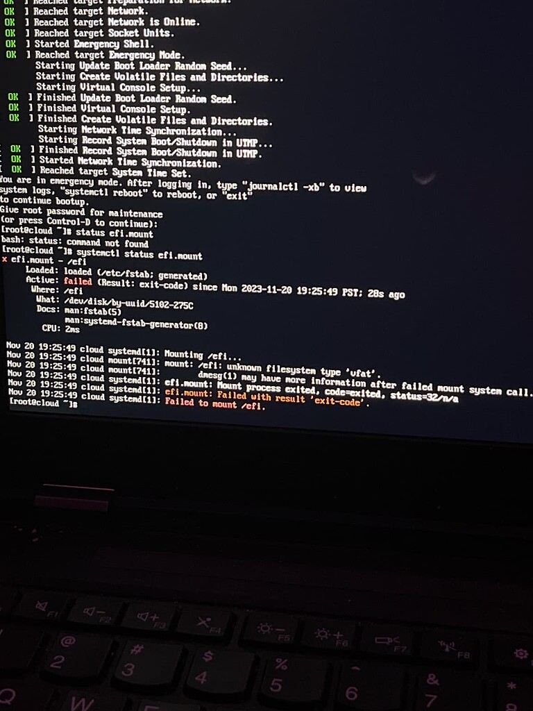Computer crashed during system update - Kernel, boot, graphics ...