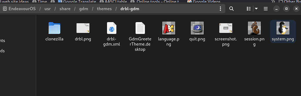 Customize/Theme GDM login? - Newbie - EndeavourOS