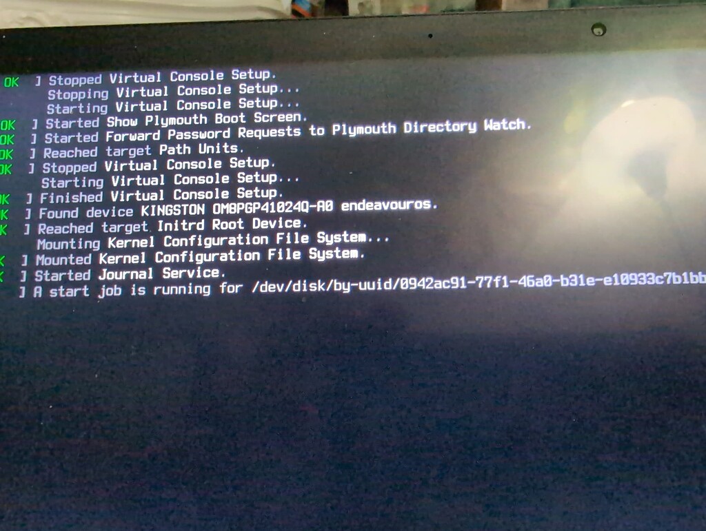 Can't boot after updating - Kernel, boot, graphics & hardware - EndeavourOS