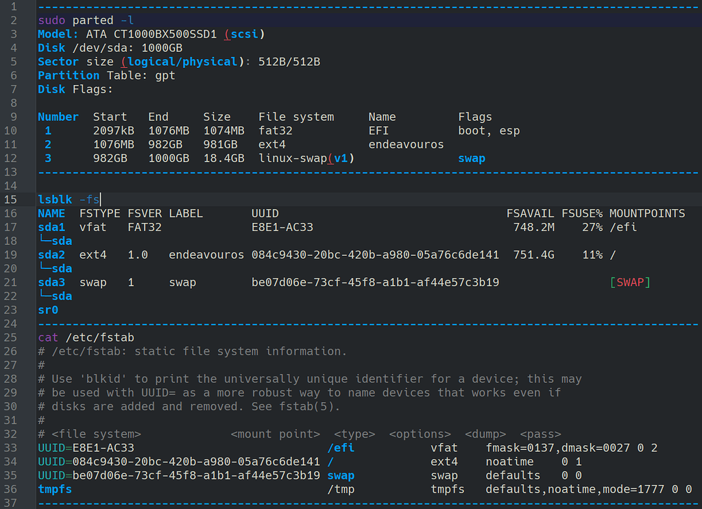 SWAP partition is not in use!? Problem with Hibernation, and "weird ...