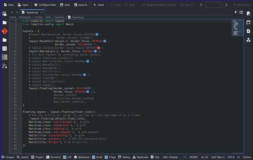 Anyone know how to get floating border colors to respect chosen color ...
