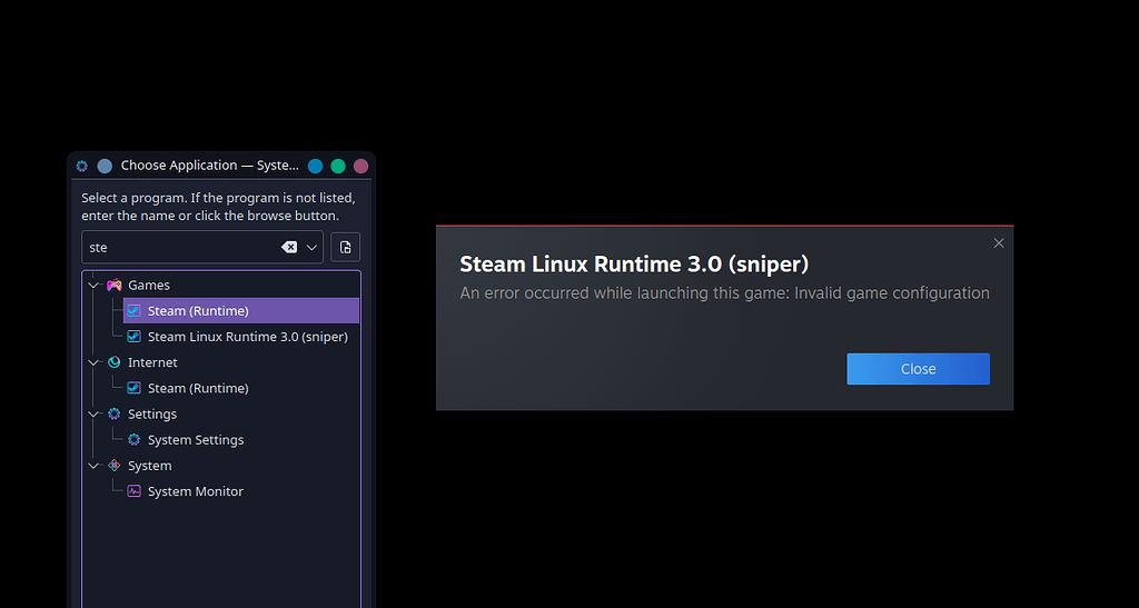 Installing Steam makes two xdg start menu desktop launchers pointlessly ...