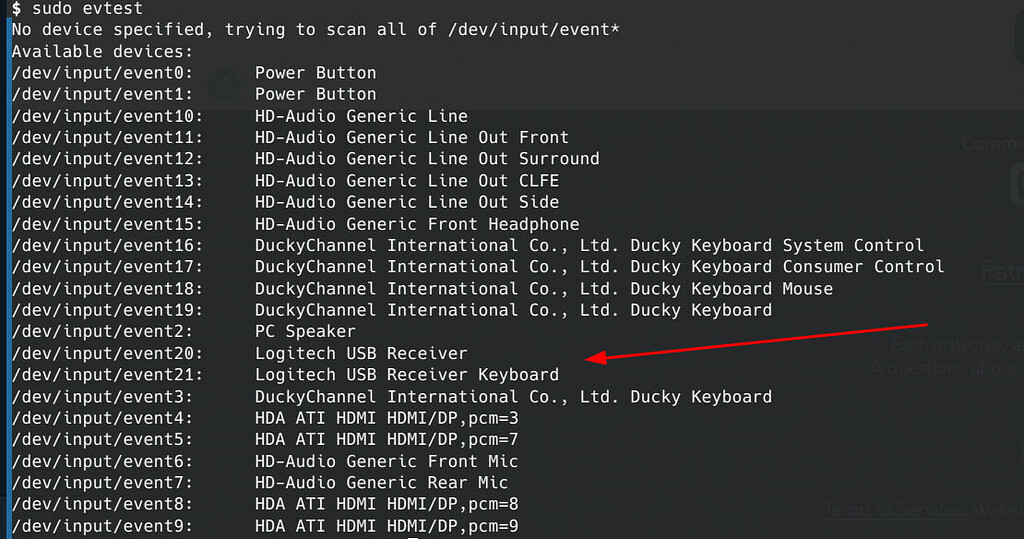 KEY_LEFT and KEY_RIGHT inputs are not detected on Kernel 6.6.1 when ...