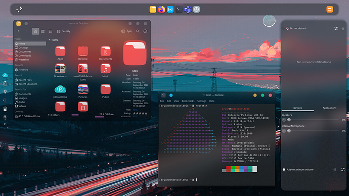 Share Your Desktop - Lounge - EndeavourOS