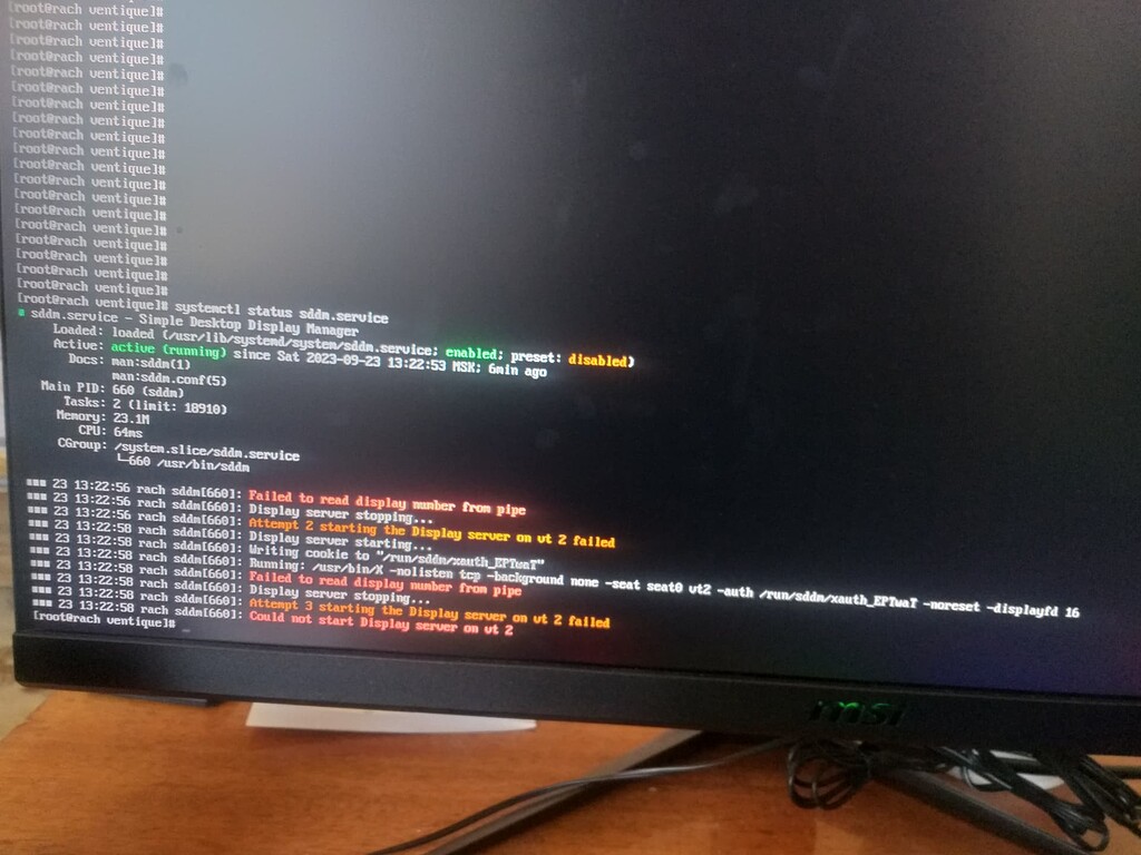 Stuck Graphical Interface - Newbie - EndeavourOS