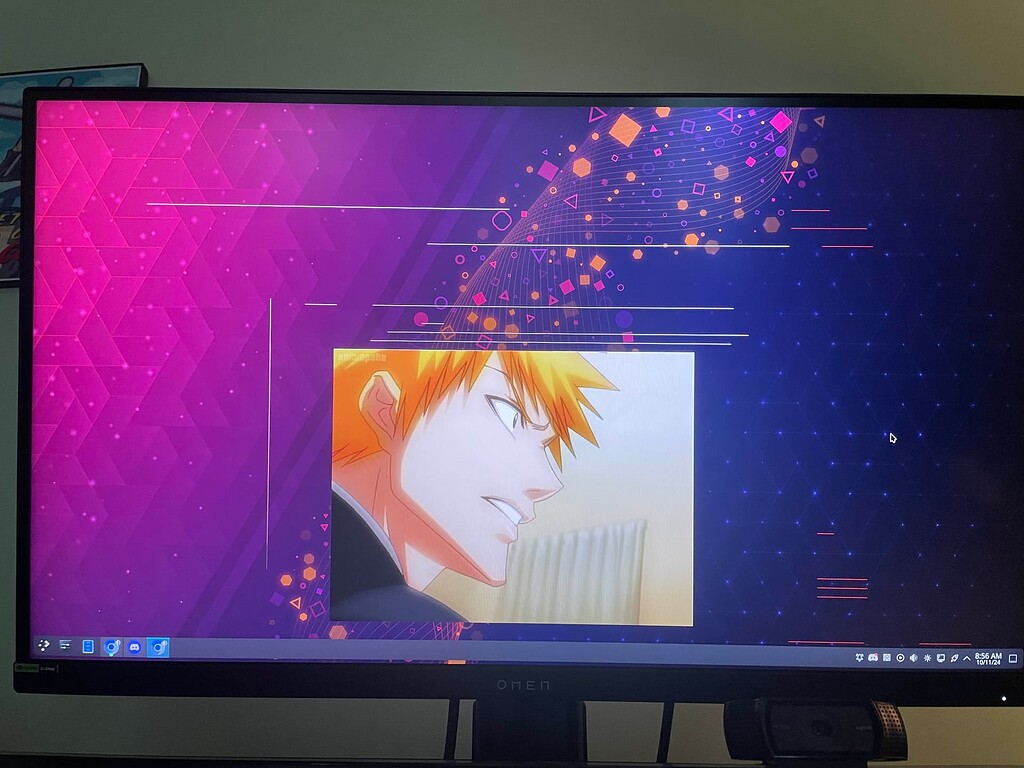 PC abruptly unplugged, now seeing random horizontal and vertical lines ...