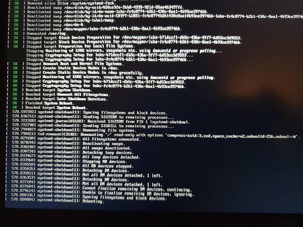 System hangs on shutdown and reboot. Audio broken - Kernel, boot ...