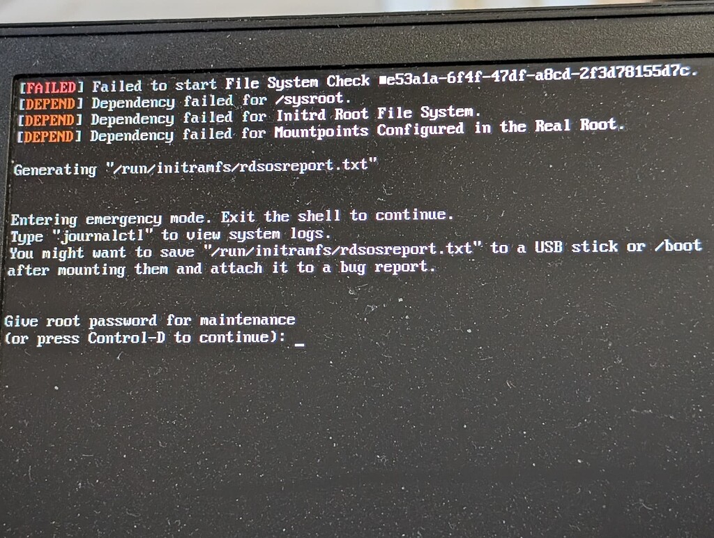 Just updated, system died - Kernel, boot, graphics & hardware - EndeavourOS
