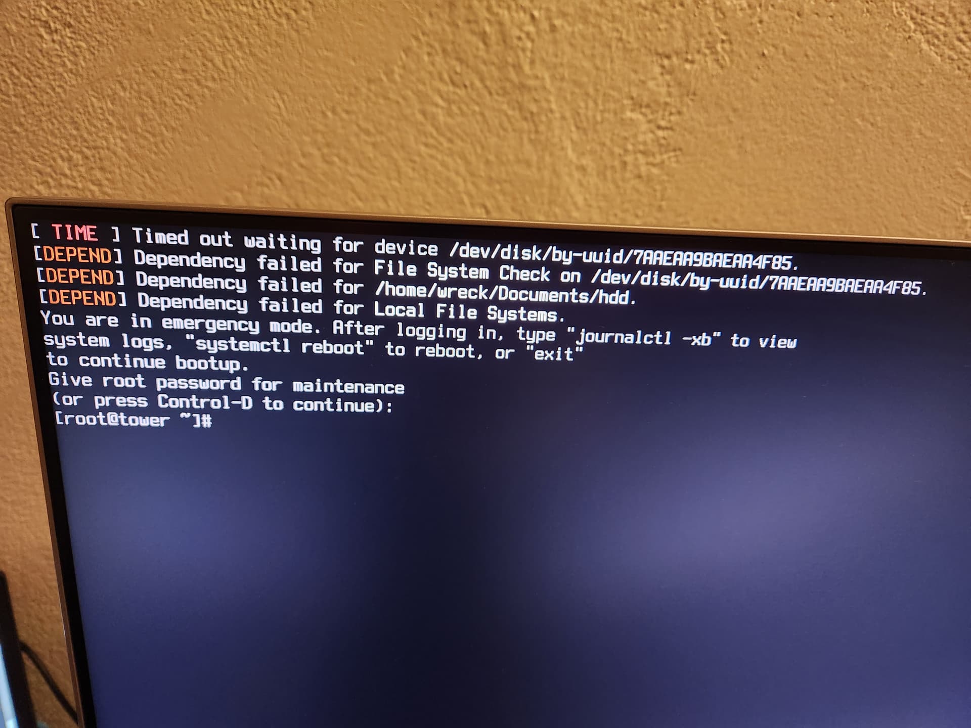 NVME Boot Drive Dead Newbie EndeavourOS