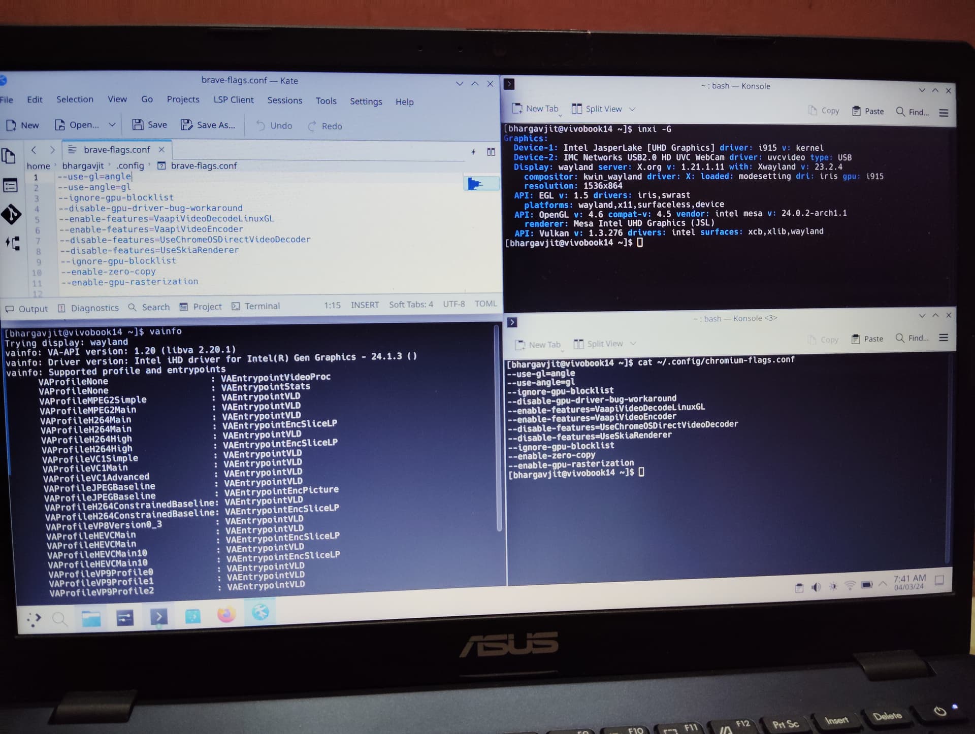 Hardware acceleration in chromium - Page 3 - Newbie - EndeavourOS