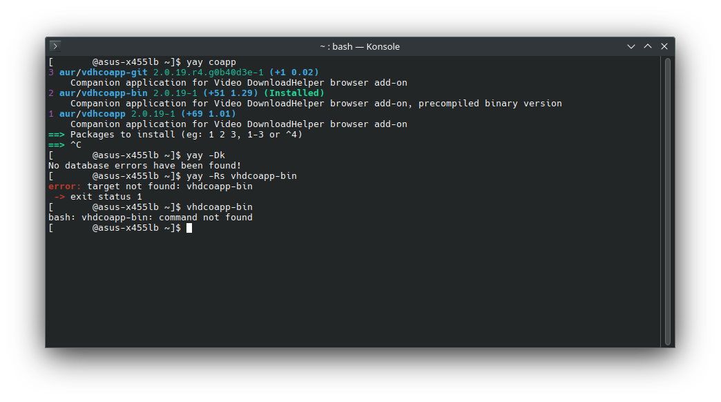 AUR package installation failed but shows it is installed - Newbie - EndeavourOS