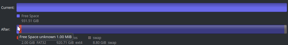 Do I need "Free Space" partition? - EndeavourOS installation - EndeavourOS