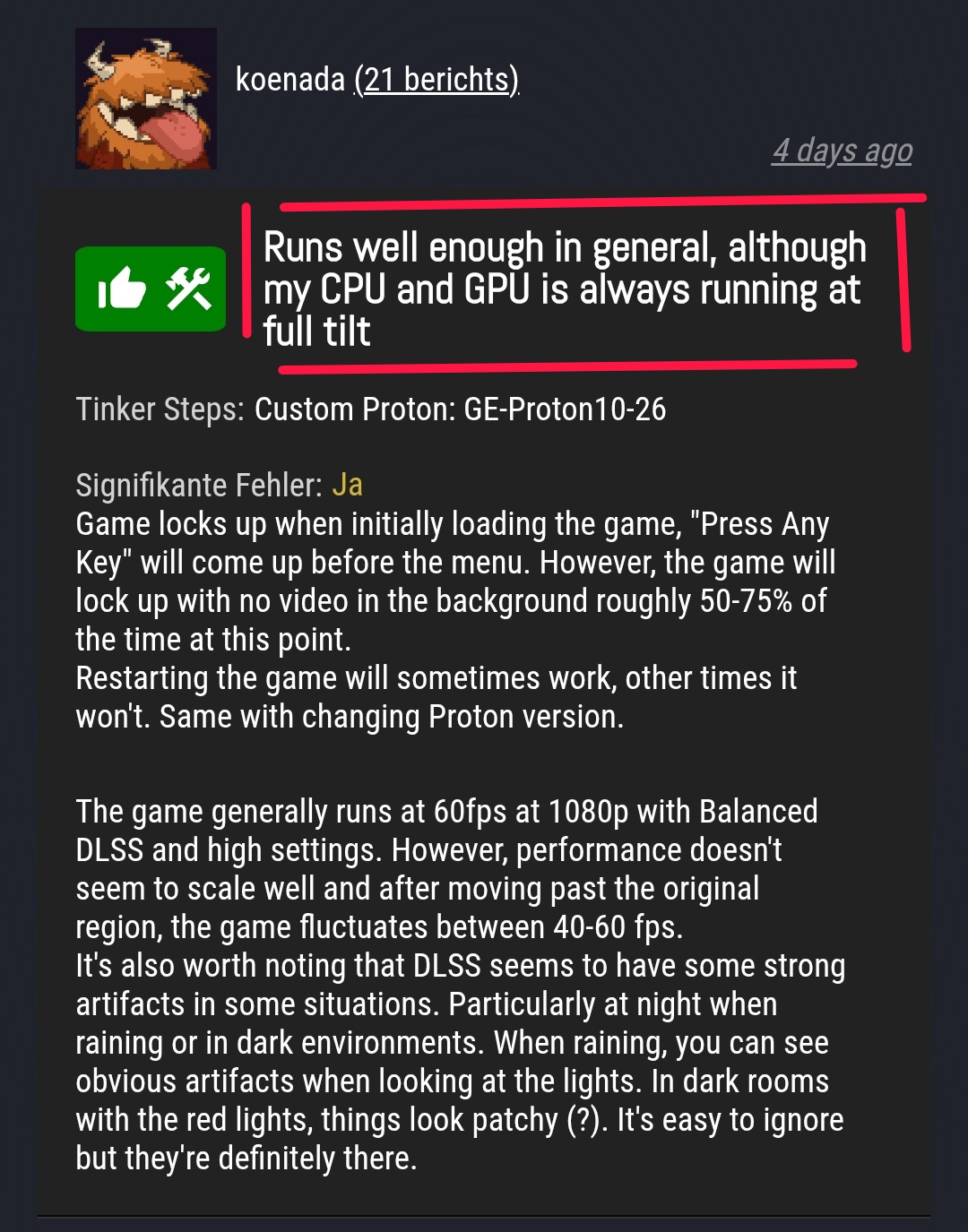 Spiel stürzt ständig ab - EOS Deutsch - EndeavourOS