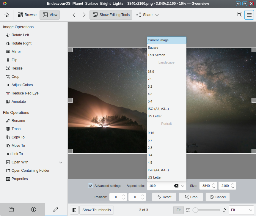 Image tool - Applications - EndeavourOS