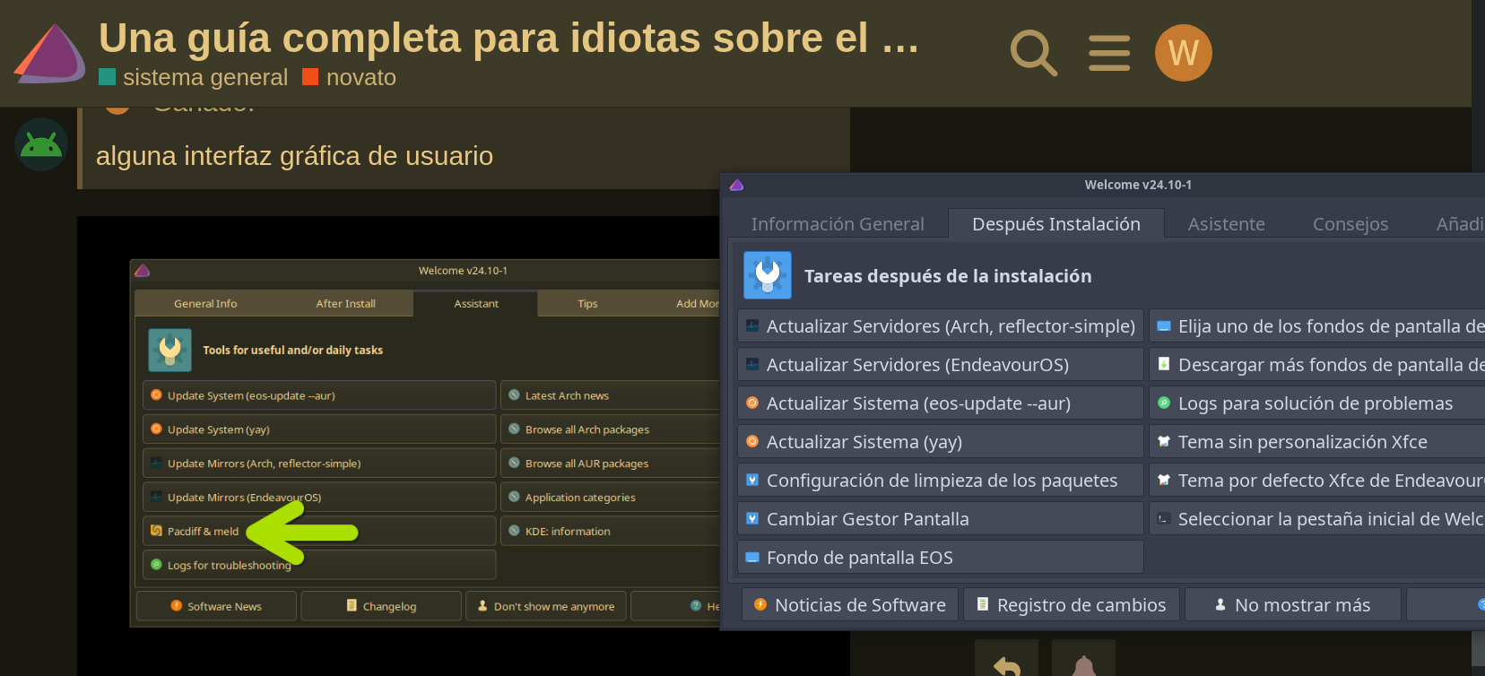 A Complete Idiot S Guide To Endeavour Os Maintenance Update Upgrade