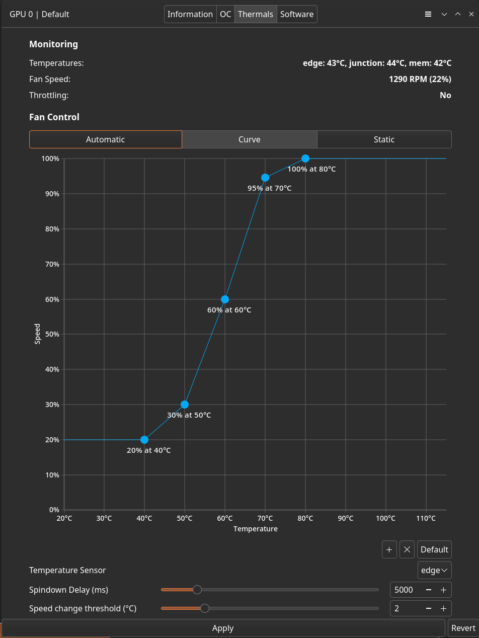 Corectrl manual setting missing - Newbie - EndeavourOS
