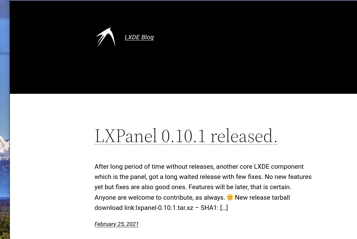 In Praise of LXDE - LXDE - EndeavourOS