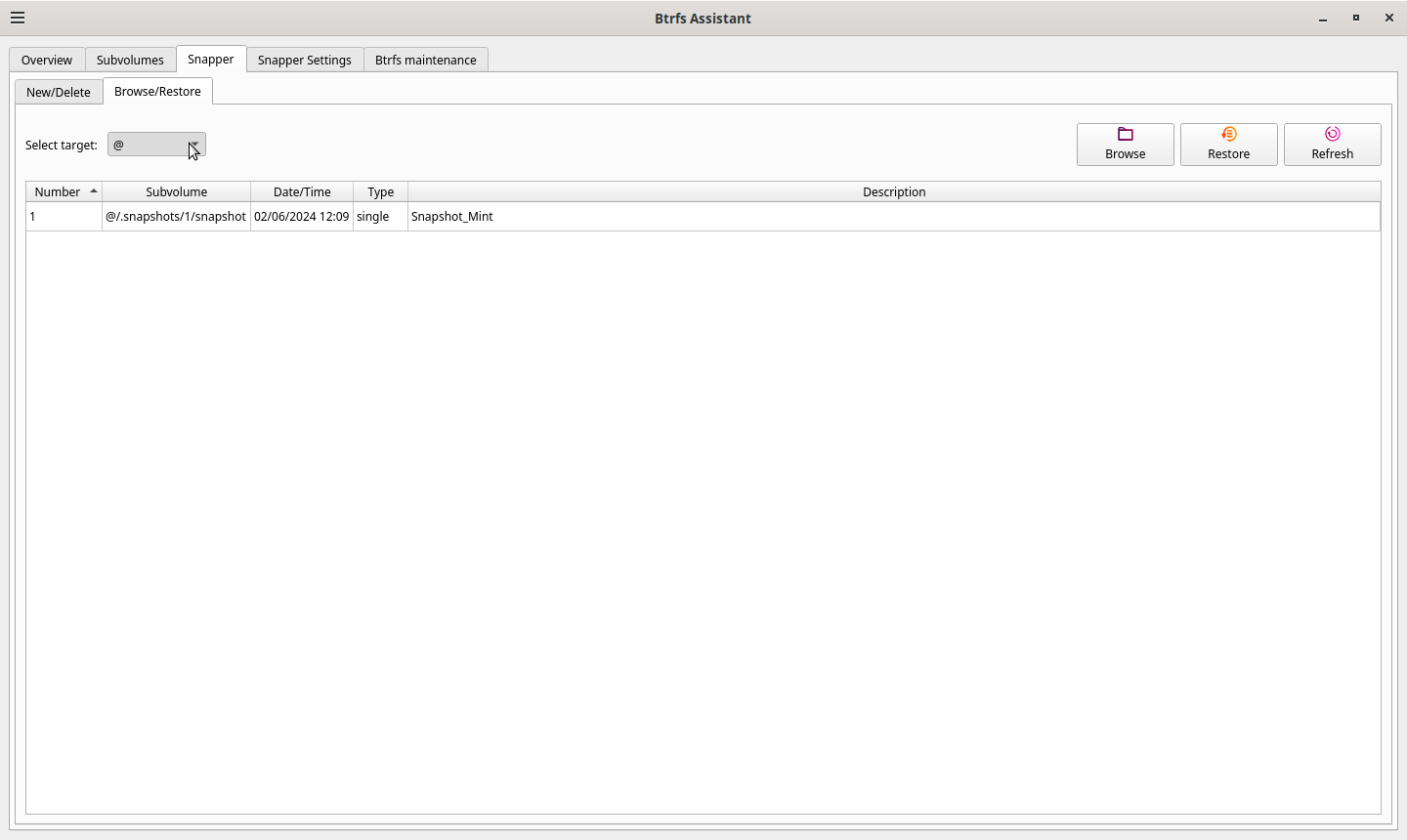 Btrs-assistant in triple-boot only Debian-Sid shows subvolumes in select target - Applications ...