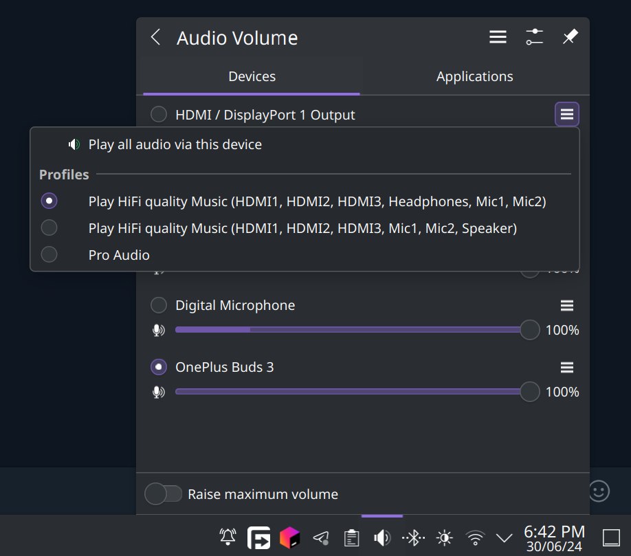 Audio profile does not get restored after session exit - Kernel, boot, graphics & hardware ...