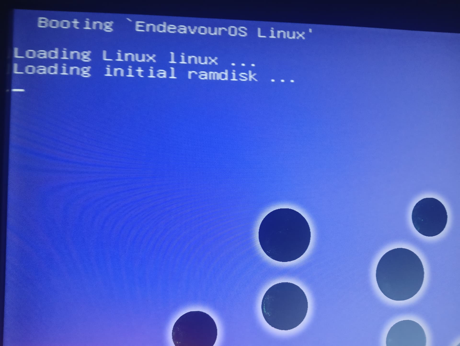 Initial ramdisk - Newbie - EndeavourOS
