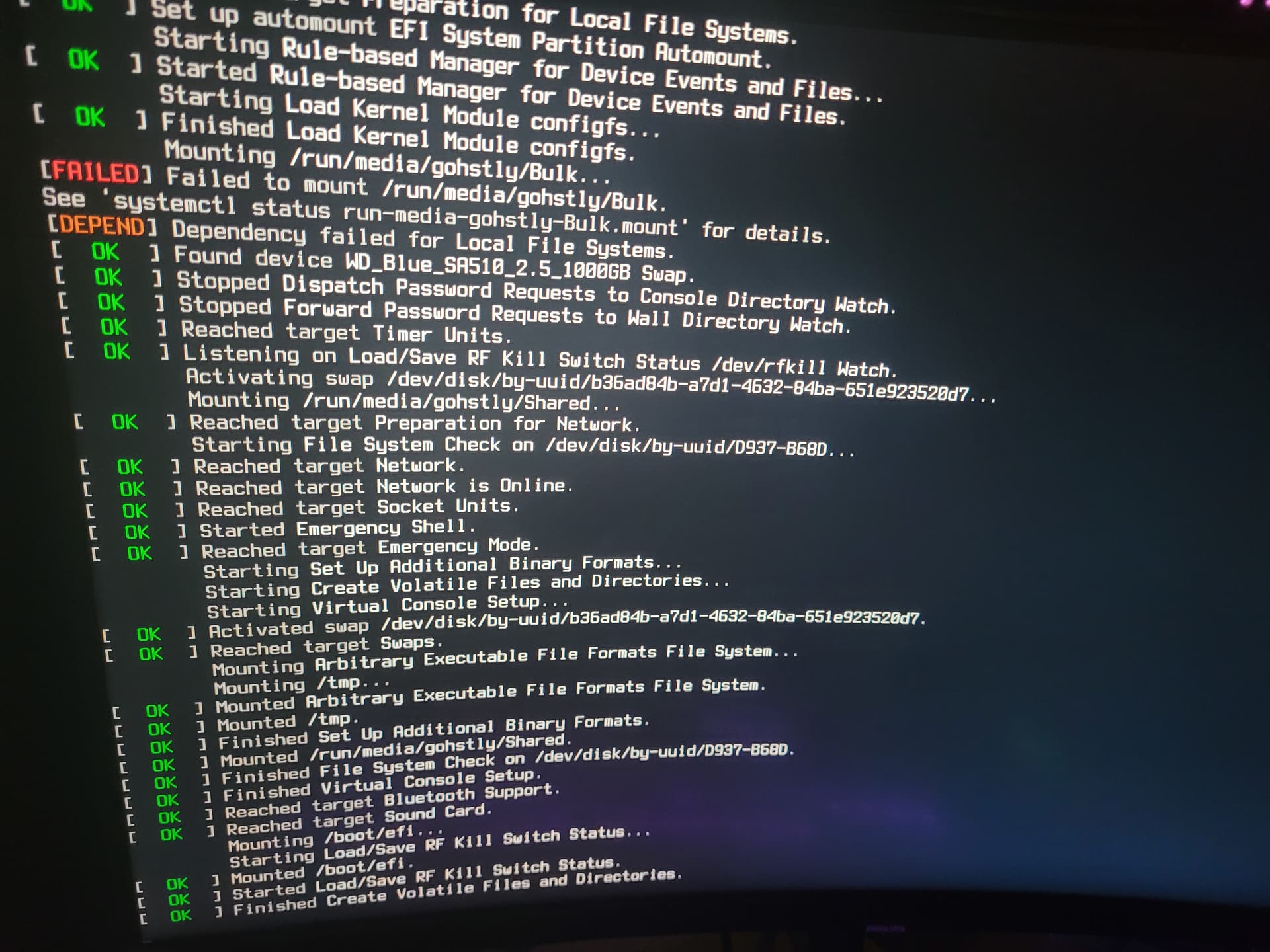 Drives not automounting at boot - Newbie - EndeavourOS